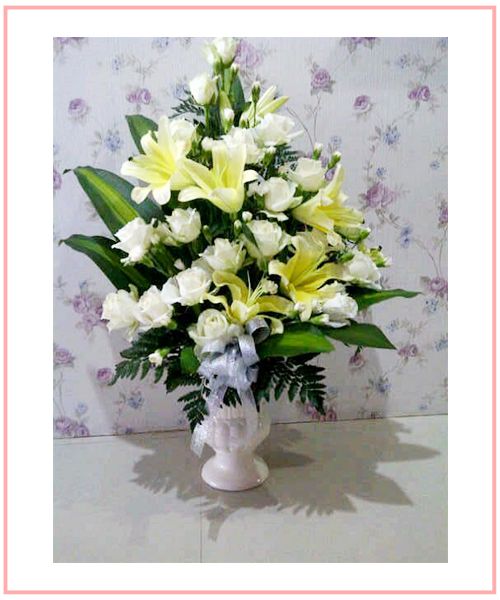 Rangkaian Bunga Meja (Fresh Flower) 09 - Dewi Art & Florist - Jual ...
